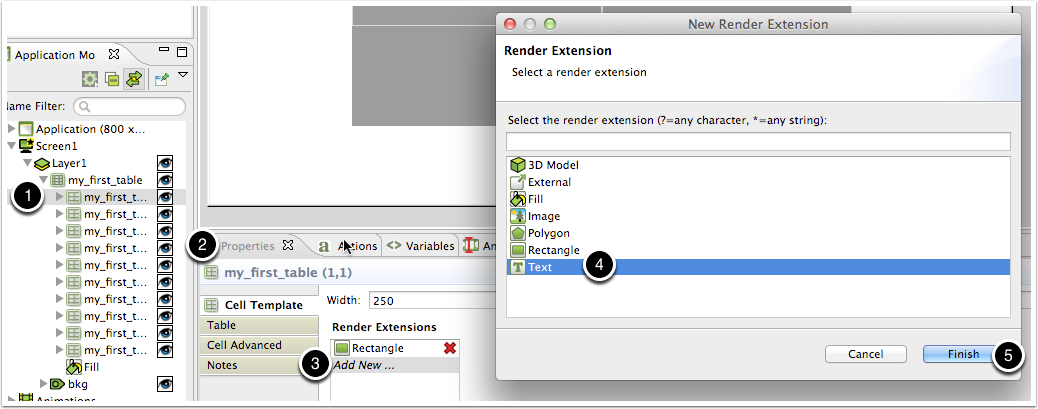 Storyboard - Adding Tables to your Application User Interface (UI)