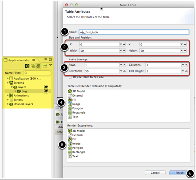 Storyboard - Adding Tables to your Application User Interface (UI)