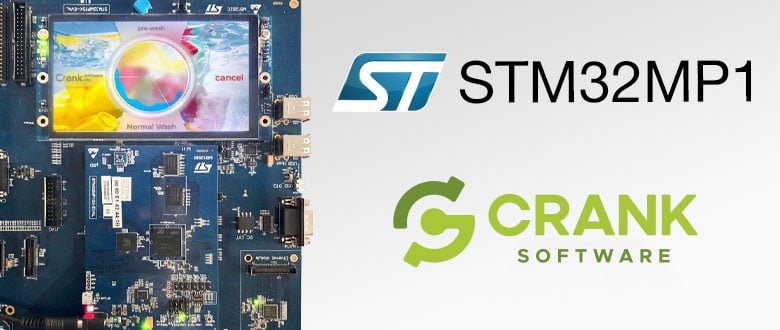 Fast embedded GUI development for the STM32MP1 Microprocessor